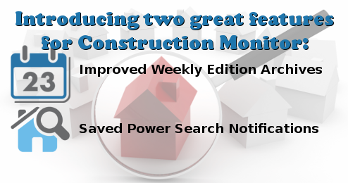 Construction Leads | Construction Projects | Construction Monitor